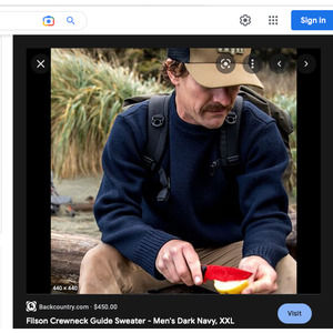 Filson | Sweaters | Men Filson 0 Merino Wool Crewneck Guide Fisherman ...